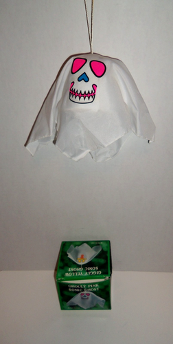 Vintage Halloween 1990s Sonic Control Shaking Ghost WORKS Lights/Sound ...