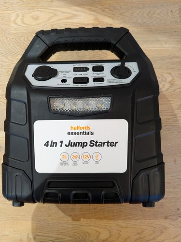 Halfords Essentials 4-in-1 Power Booster Jump Pack Charger | eBay UK