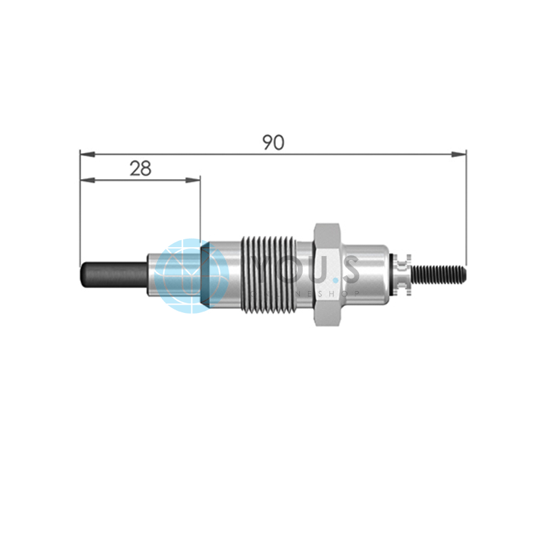 10 X You.S Glow Plugs for Deutz Case Ihc Mc Cormick Mercedes Tractor ...