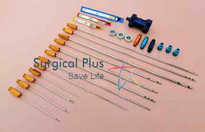 Liposuction Luer Lock Cannulas Nano Fat Transfer Cosmetic Surgery Kit ...