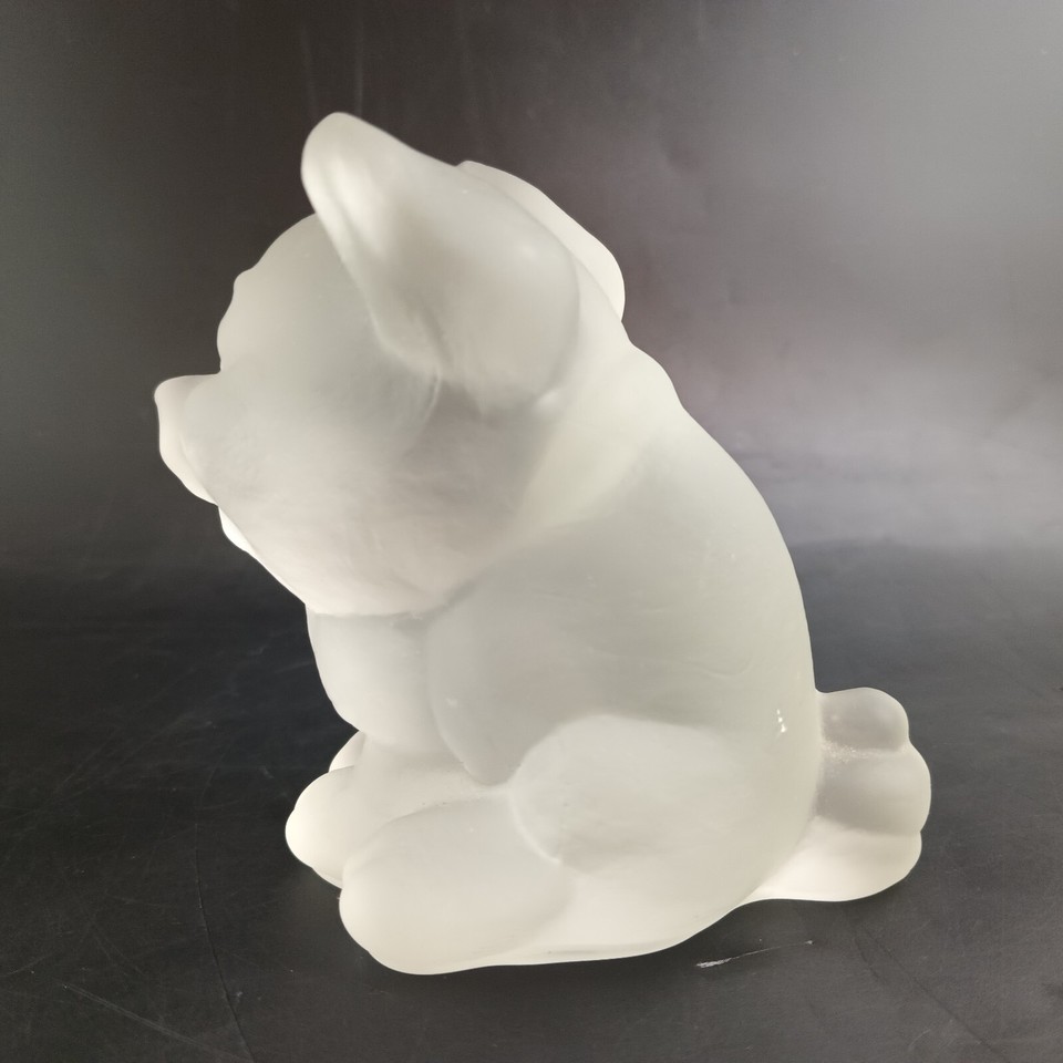 Gobble Frosted Glass Happy Pig, 3.5" Tall, Mint Condition, Selling OBO ...