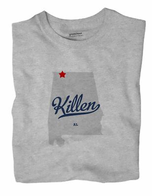 Killen Alabama AL T-Shirt MAP | eBay