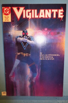 Vigilante #28 (Apr 1986, DC Comics) Sienkiewicz Cover!!! | eBay