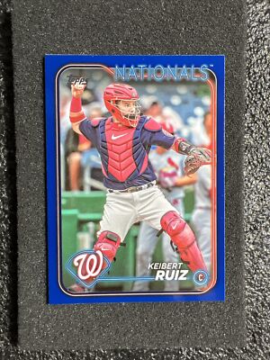 2024 Topps Series 1 Royal Blue Parallel #239 Keibert Ruiz Washington ...