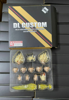 DL-CUSTOM Goku Black Zamasu 1/12 SHF Figure Head Sculpt Accessories ...