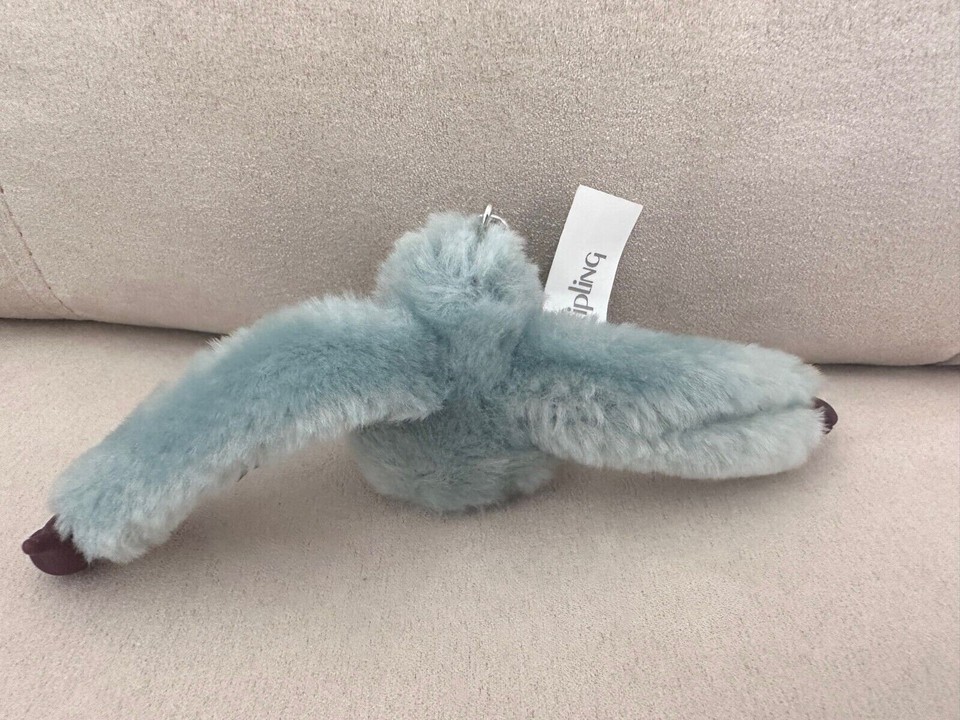 NWT KIPLING MONKEY KEYCHAIN KEY RING CHARM BLACK RED GRAY BLUE GREEN ...