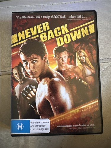 Never Back Down (DVD, 2008) VGC. Free Shipping. PAL Region 4 ...