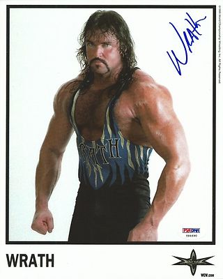 Wrath Signed WCW 8x10 Photo PSA/DNA WWE Autograph Bryan Clark Adam Bomb ...