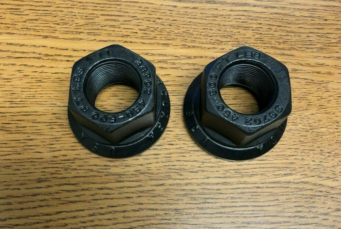 2 Securex Style 2 Piece Wheel Nut Semi Tractor Trailer 33mm Hex M22x1.5 ...