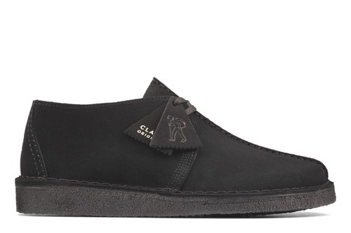 NEW Clarks Originals Desert Trek Black Suede LEATHER "BANK ROBBER" lace ...
