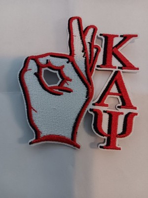 Kappa Alpha PSI Red And White 2-3" Iron-on Patch | eBay