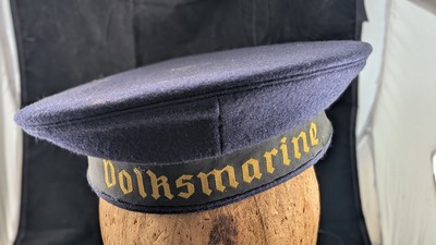 DDR NVA East German Navy Volksmarine Donald Duck Hat Cap Enlisted Size ...