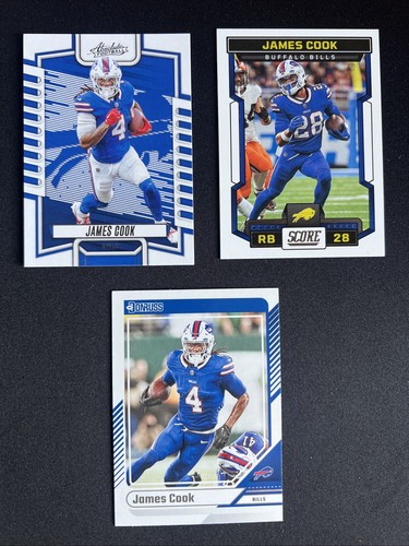 James Cook 3 Card NFL Football Trading Card Lot Buffalo Bills | eBay