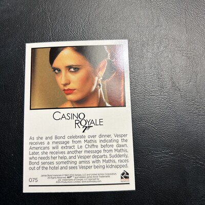 B4d James Bond 007 Casino Royale 2014 #075 Vesper Lynd Daniel Craig | eBay
