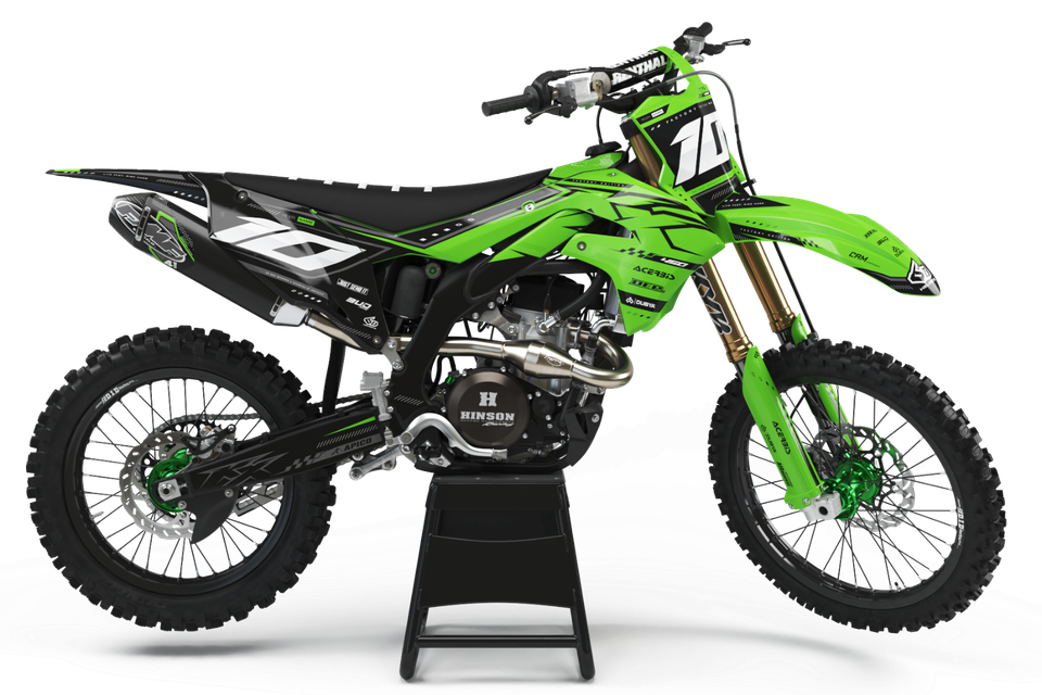 KAWASAKI Complete Graphics KX F KLX 65 85 110 112 125 140 150 230 250 ...
