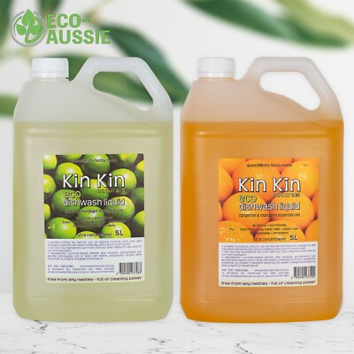 KIN KIN NATURALS Eco Friendly Dishwashing Detergent Liquid Bulk 5L Refill | eBay
