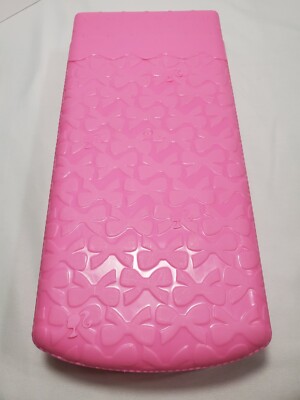 Pink Plastic Barbie Bed Bow Pattern Mattel | eBay