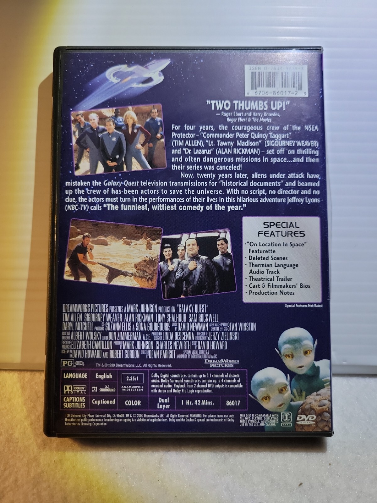 Galaxy Quest (DVD, 2000, Widescreen) 667068601725| eBay
