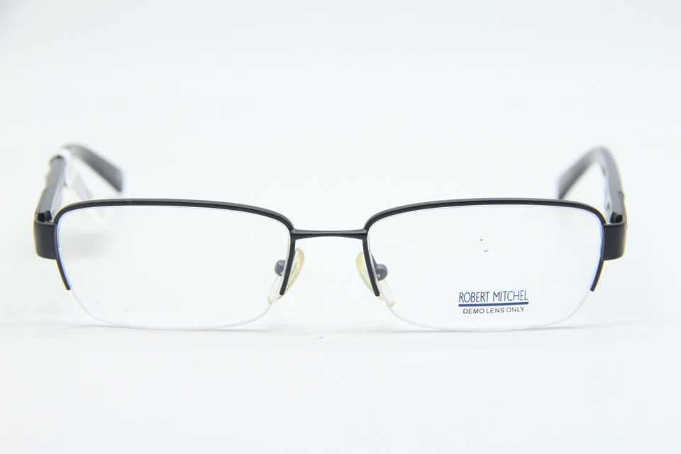 NEW ROBERT MITCHEL RM 3009 BK BLACK AUTHENTIC EYEGLASSES FRAMES 53-17 ...