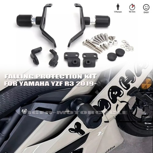 Motorcycle For YAMAHA YZF R3 Frame Sliders Crash Protector Falling ...