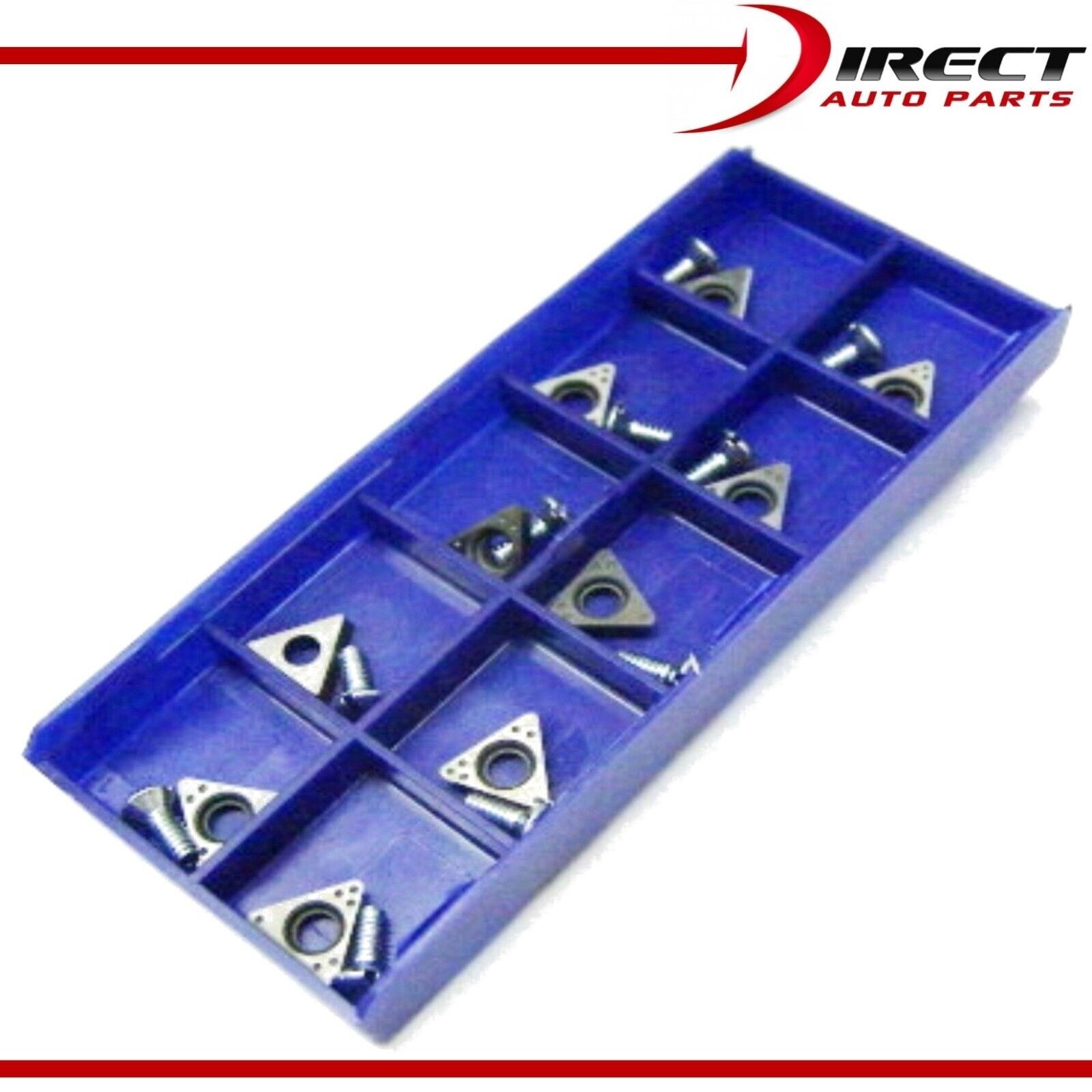 10 Pack AMMCO FMC Snap On Carbide Inserts Brake Lathe 90488 Positive ...