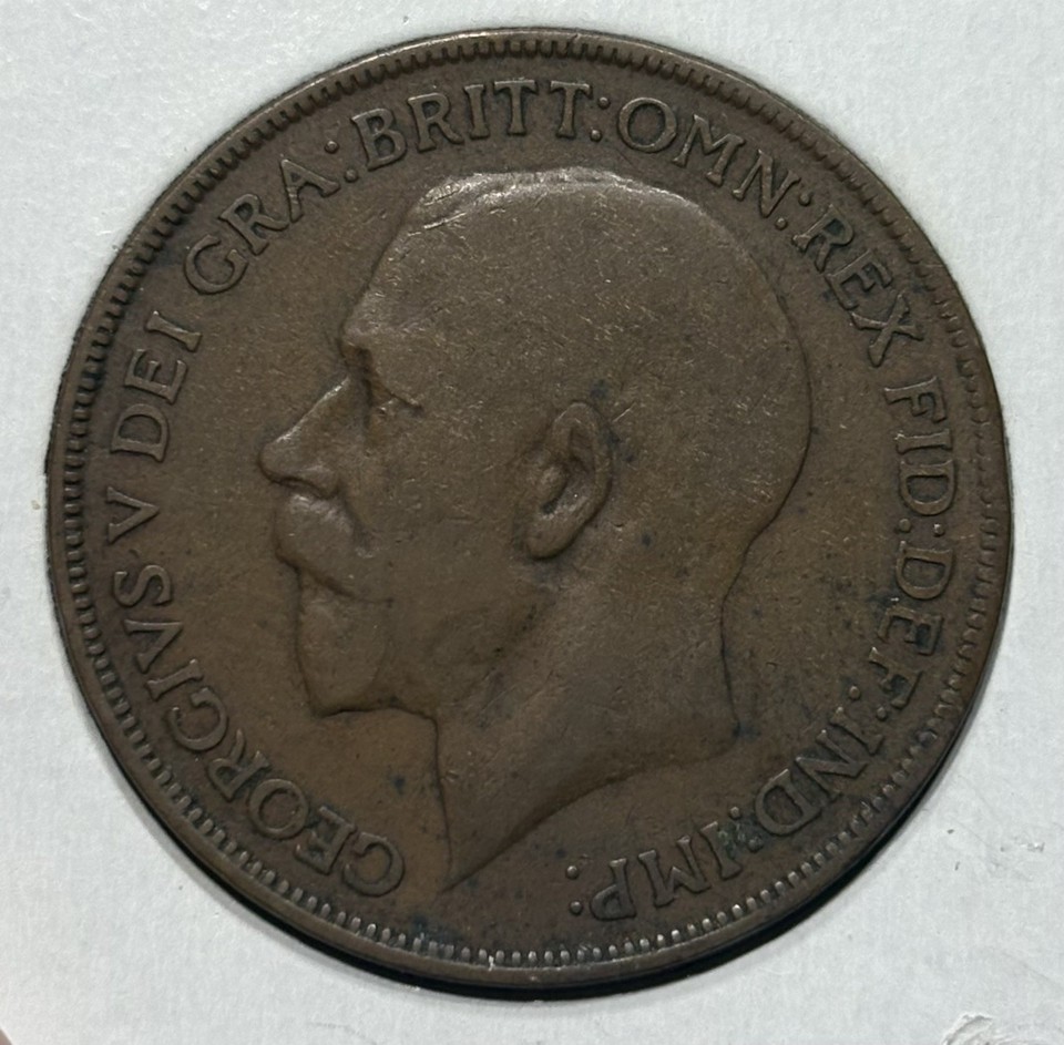 1922 Great Britain One Penny 1 UK England | eBay