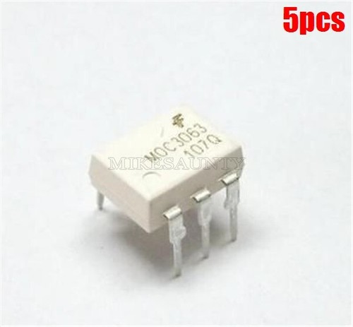 5Pcs DIP-6 Optocoupler Zc Triac 600V MOC3063 New Ic pv | eBay.de