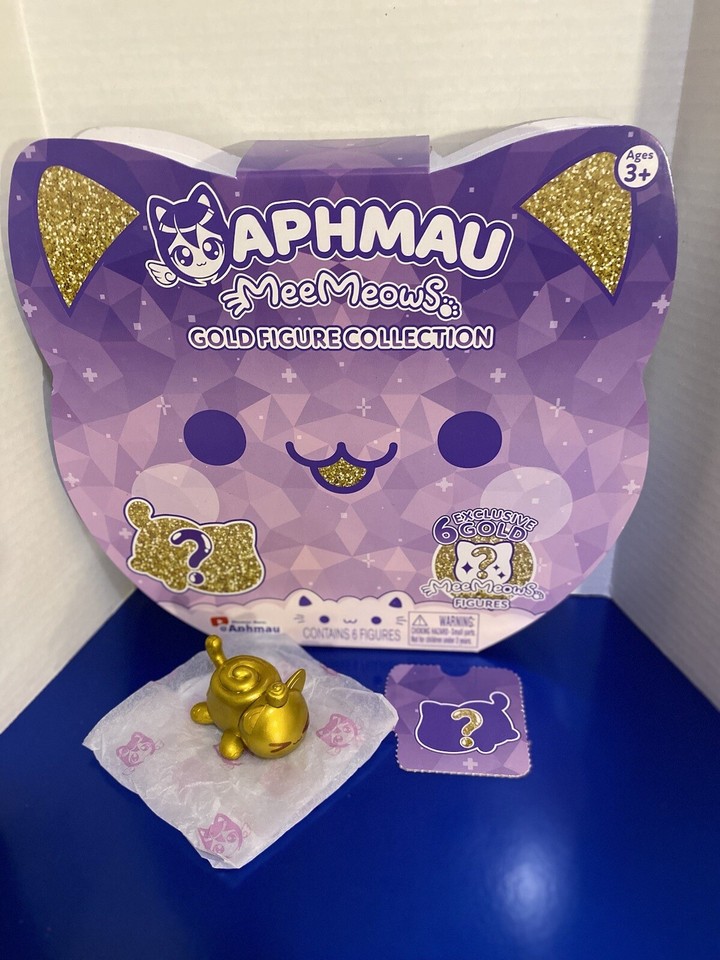 Gold Cinnamon Roll Cat Aphmau Meemeows Vinyl Figure Mystery Collection ...
