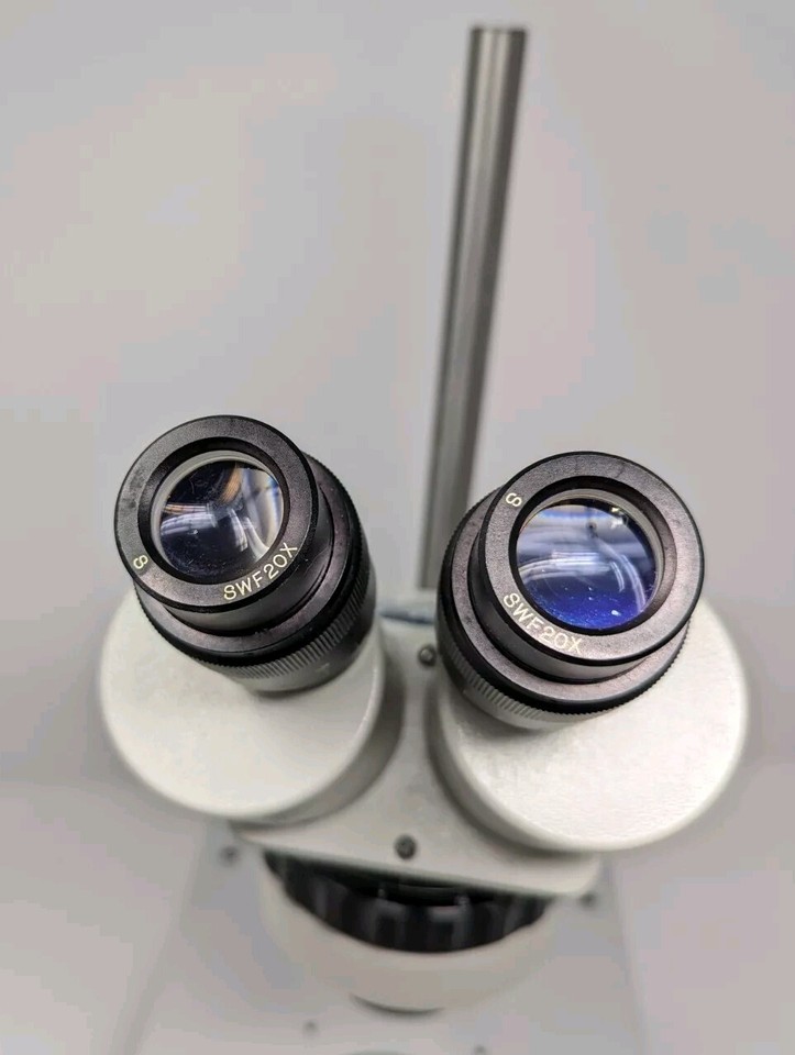 Meiji EMZ-2 Zoom Stereo Stereo Microscope with Stand & SWF20X Eyepieces ...