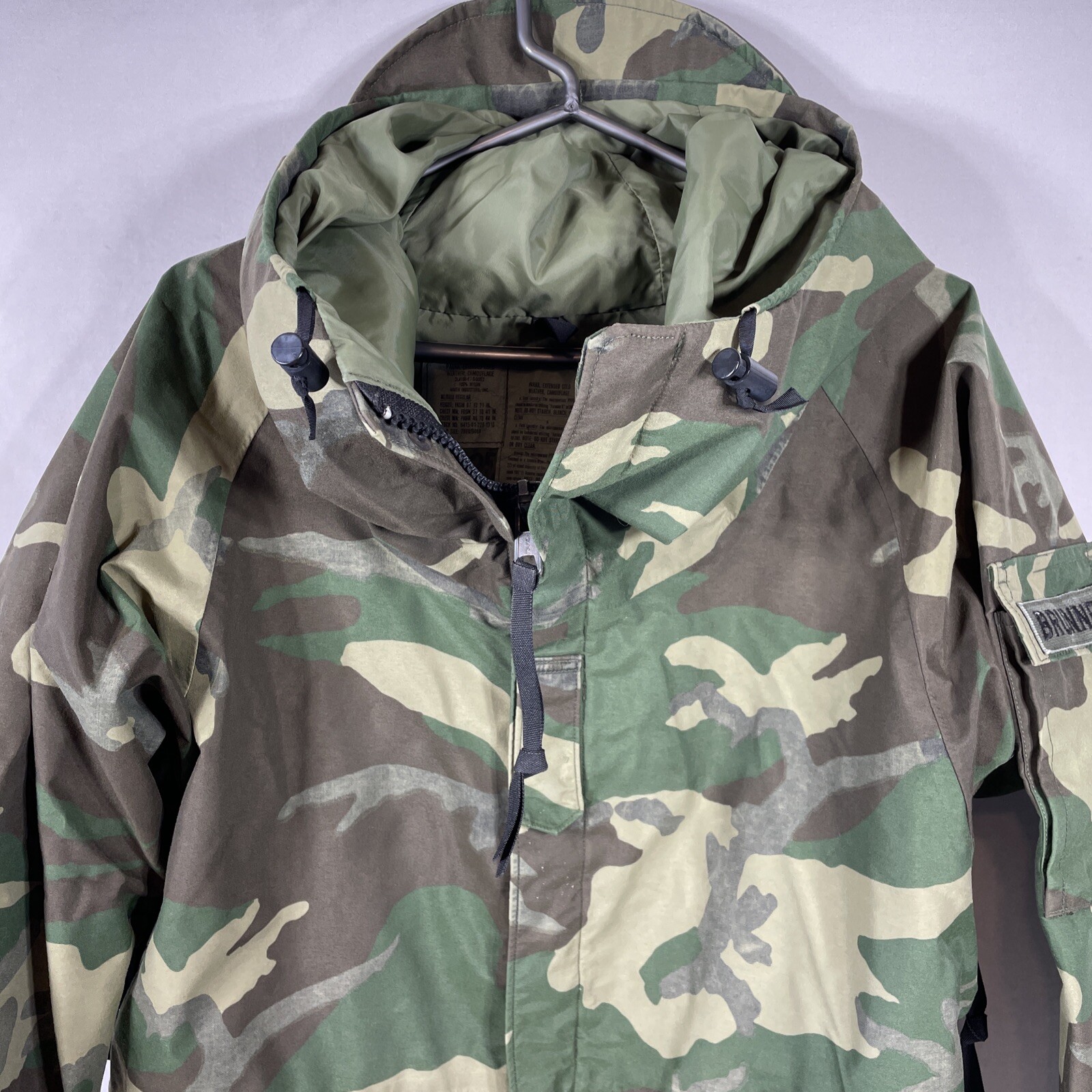 US ARMY PARKA Extreme Cold Weather Camouflage ECWS Si… - Gem