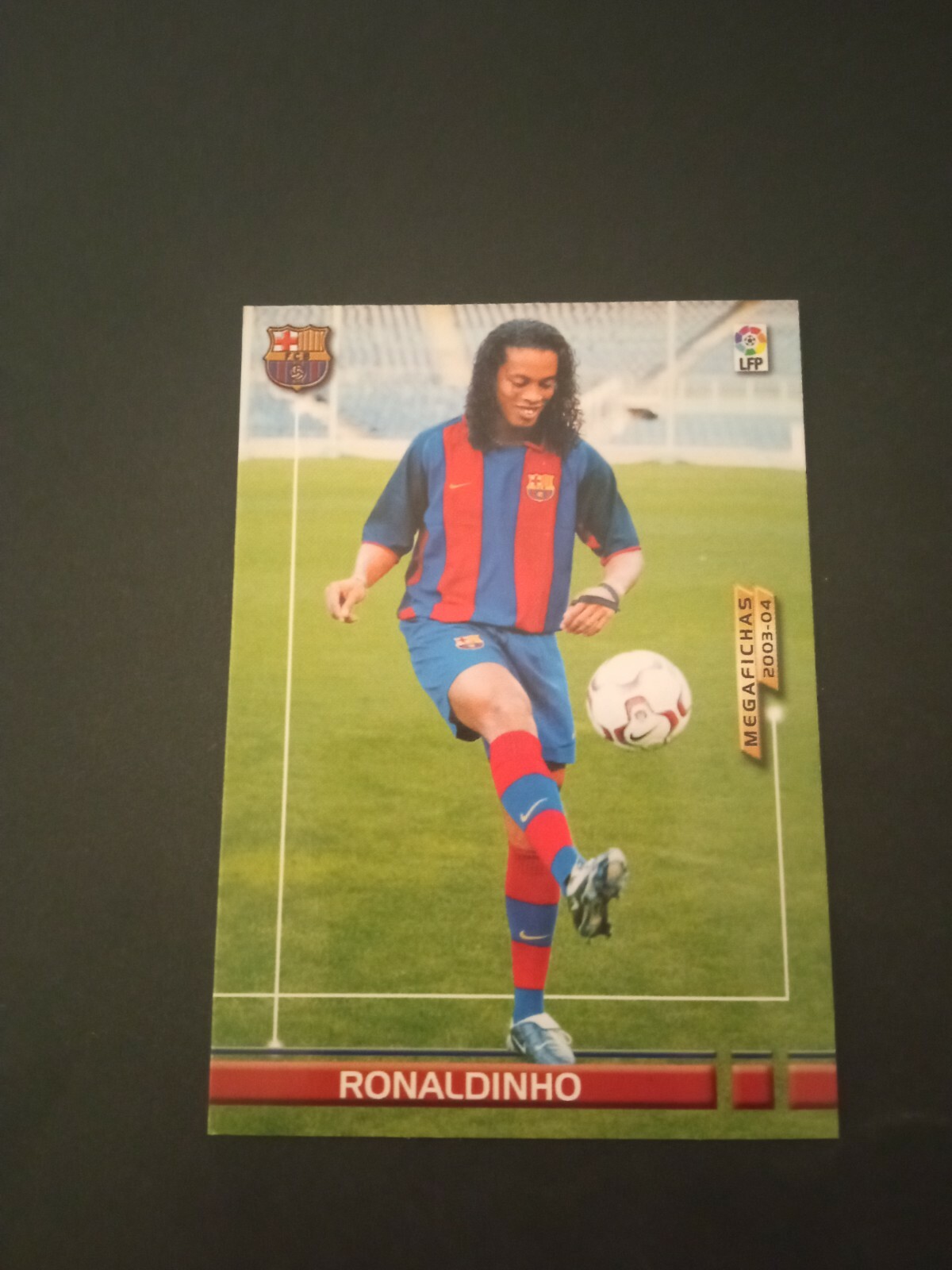 449 RONALDINHO ROOKIE CARD BARCELONA PANINI MEGACRACKS 2003 2004 | eBay