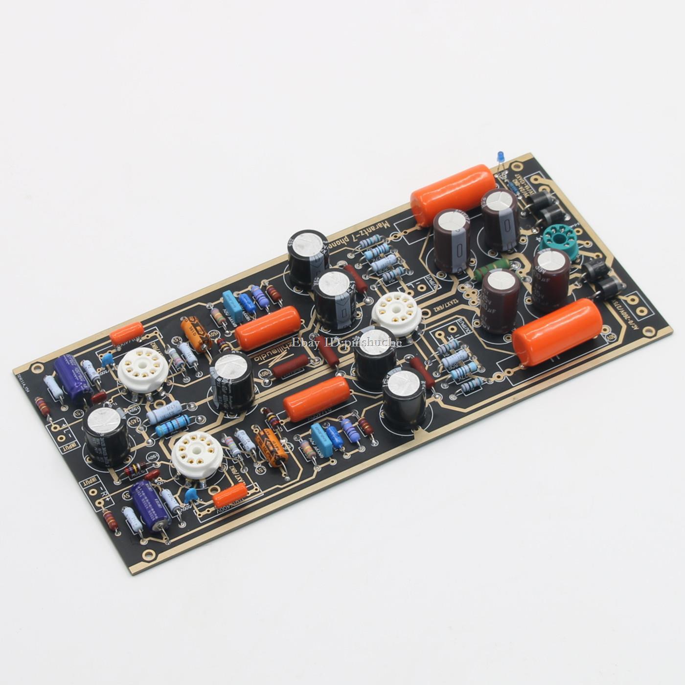 HiFi Diy M7 ECC83 +6X4 Tube Phono Board Riaa LP Phono Amp Kit Base On ...