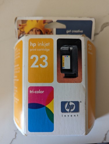 HP Inkjet 23 Tri-Color Ink Cartridge Vintage Unknown Expiration Date | eBay
