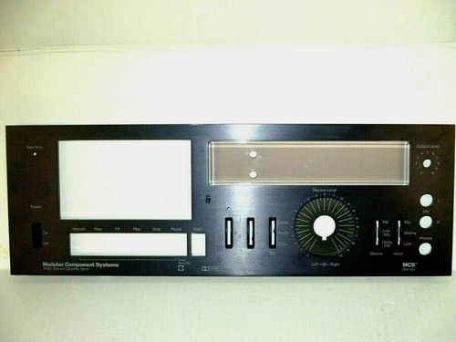 MODULAR COMPONENT SYSTEMS MCS SERIES 3563 CASSETTE PLAYER FACEPLATE | eBay