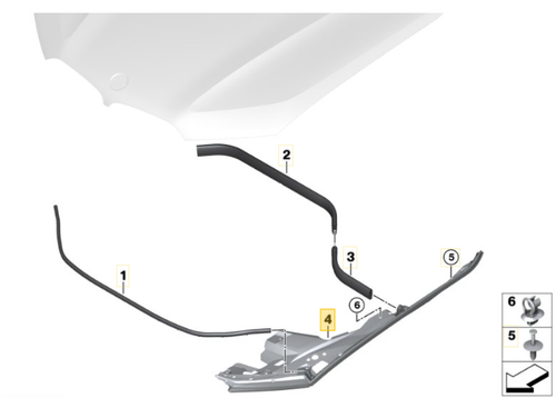 NEW GENUINE BMW X5 X6 SERIES G05 G06 UNDERBODY PANELLING LEFT N/S ...