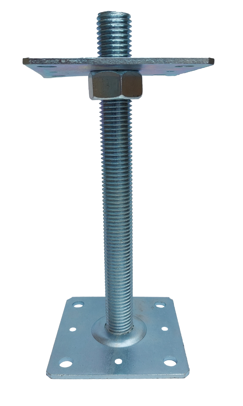 Heavy Duty Galvanised Adjustable Height Pergola Support Bolt-Down Base Post DIY | eBay UK