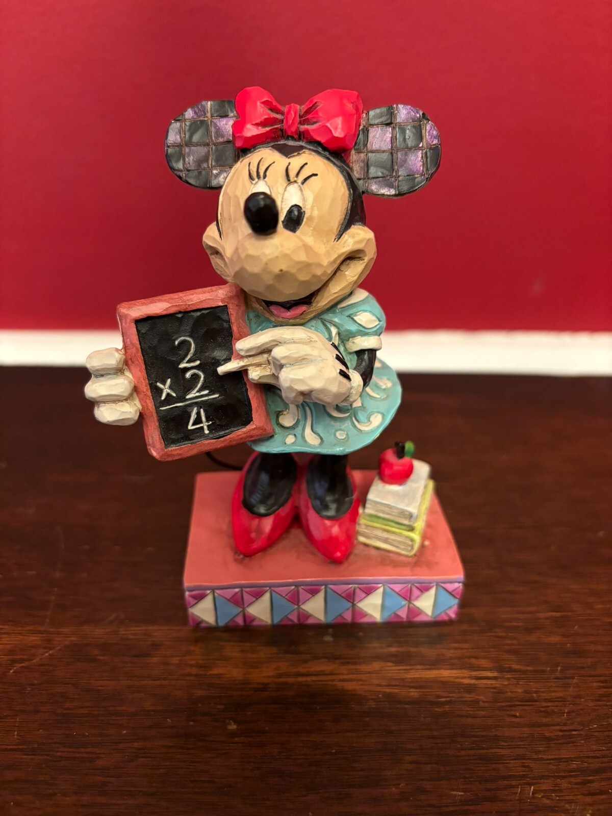 Jim Shore Disney Traditions TOP OF THE CLASS 4031470 Teacher Minnie ...