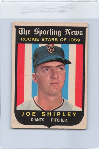 1959 Topps #141 Joe Shipley Giants VG/EX *6692 | eBay