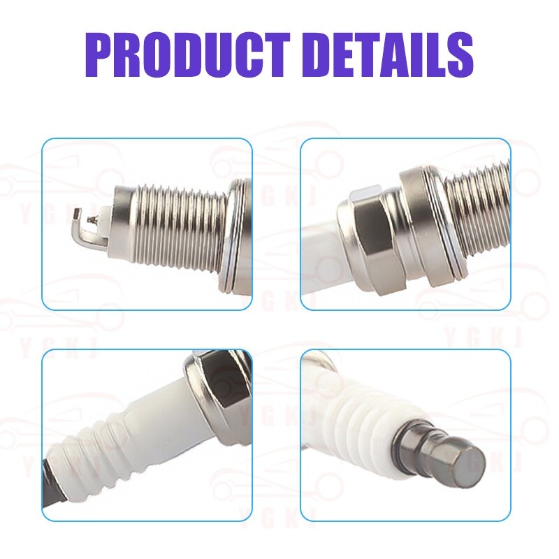 4Pcs DILKAR8P8SY 12290-6A0-A01 Spark Plug Fits For Honda Civic CR-V ...