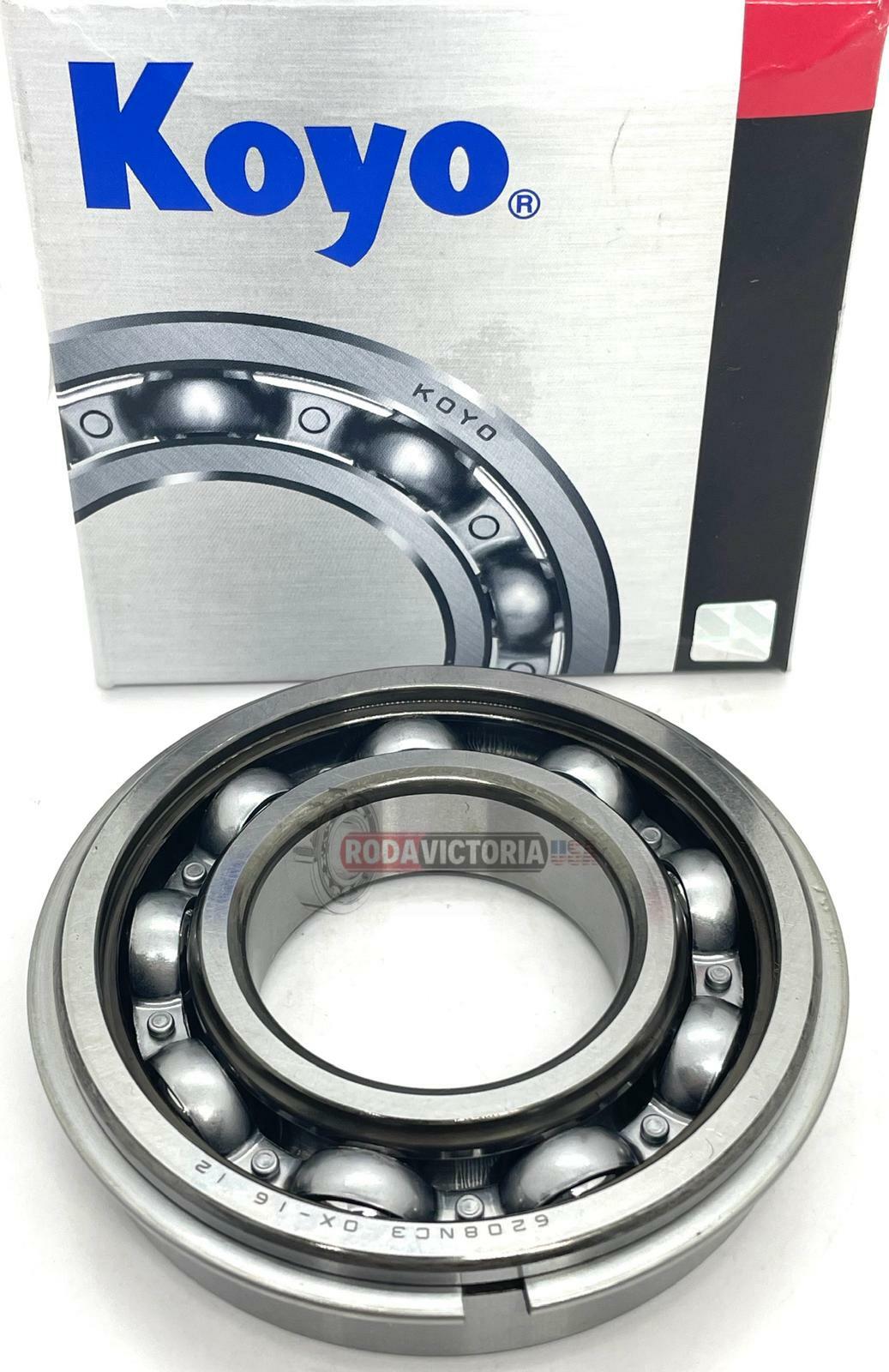 6208 Z NR Bearing With Snapring & Groove Premium Brand Koyo JAPAN ...