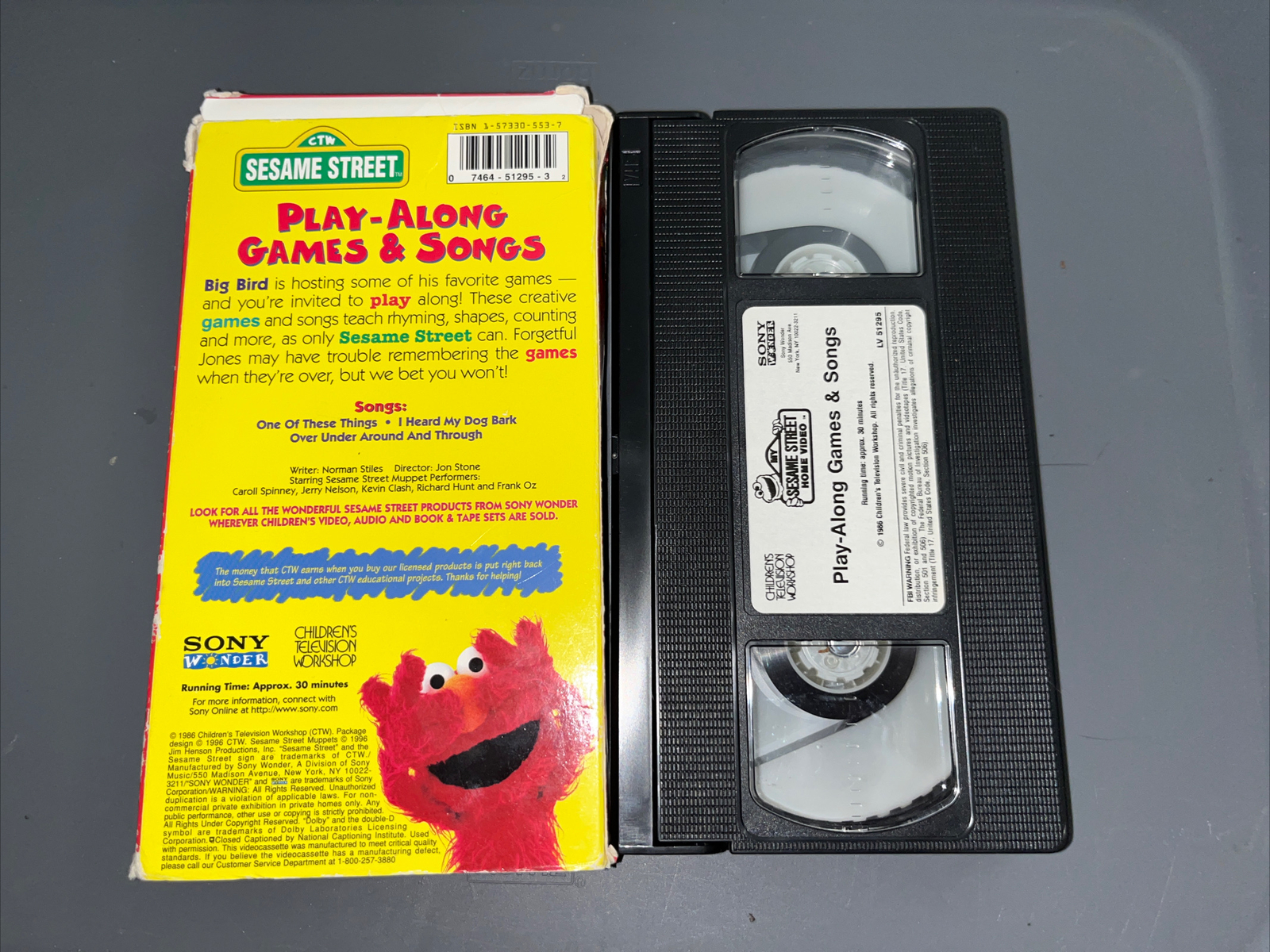 Sesame Street - Play-Along Games Songs (VHS, 1996) for sale online | eBay