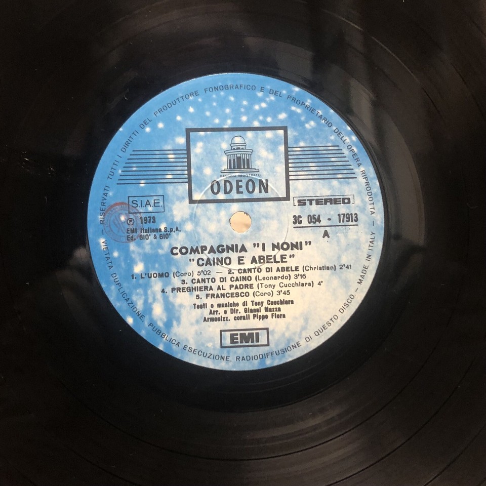 Tony Cucchiara Marisa Sannia – Sélection De : Cain Et Abel LP 1973 Ita ...