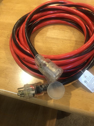 Generator Cord, Intertek 3121738, Kaite 30A 250VAC 7500W, 25-ft | eBay