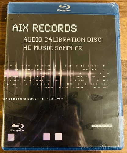 AIX Records Audio Calibration Disc HD Music Sampler (New and Factory ...