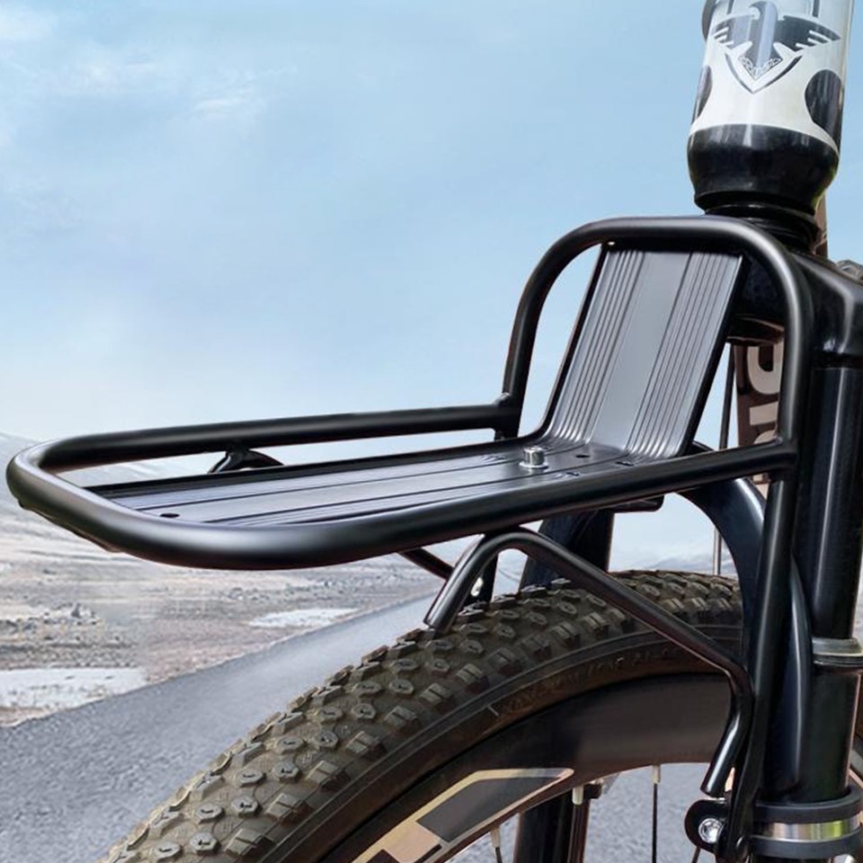 Cycling Front Pannier Rack Aluminum Alloy Bike Bicycle Carrier Racks ...