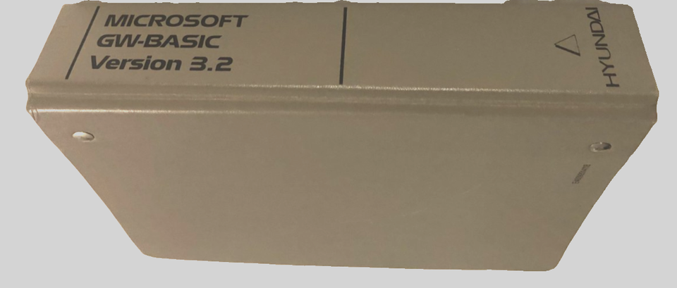 Microsoft Hyundai Computer Systems MS-DOS Version 3.2 Binder Book GW ...
