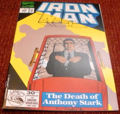 IRON MAN 284 1ST JIM RHODES IN WAR MACHINE ARMOR (1992, MARVEL COMICS ...