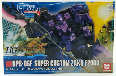 HG 1/144 Super Custom Zaku F2000 Gunpla Builders Beginning G Bandai ...