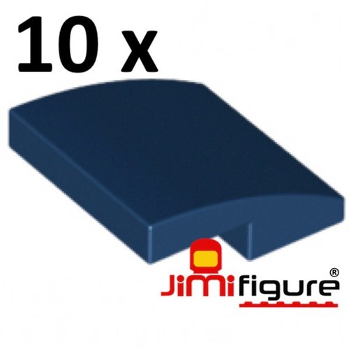 NEW 10 x LEGO Curved Slope 2x2 Dark Blue 15068 Genuine Bulk Lot Plate w ...