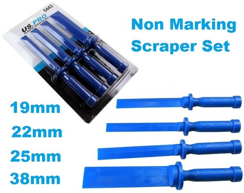 US PRO NON MARKING / SCRATCHING SCRAPER TOOL SET sealer gasket glue ...